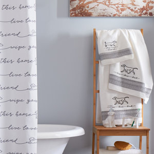 Winston Porter Stringer Fur Ever Friends 100% Cotton Bath Towel & Reviews | Wayfair